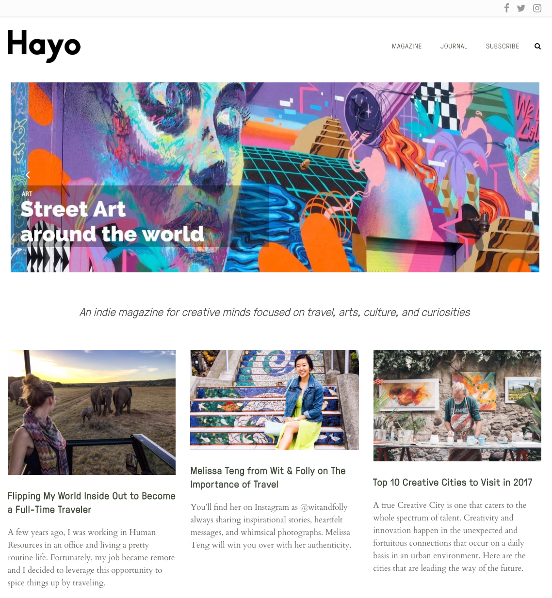 Un aplauso para Hayo Magazine - Catalyst | Agencia de Marketing Digital